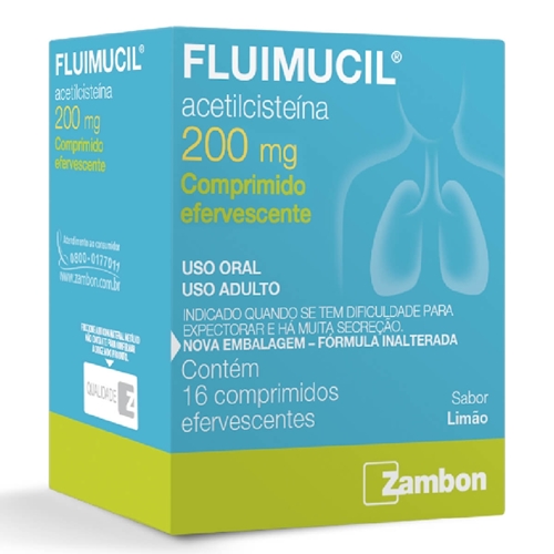 FLUIMUCIL 200MG 16 COMPRIMIDOS EFE - FLUIMUCIL