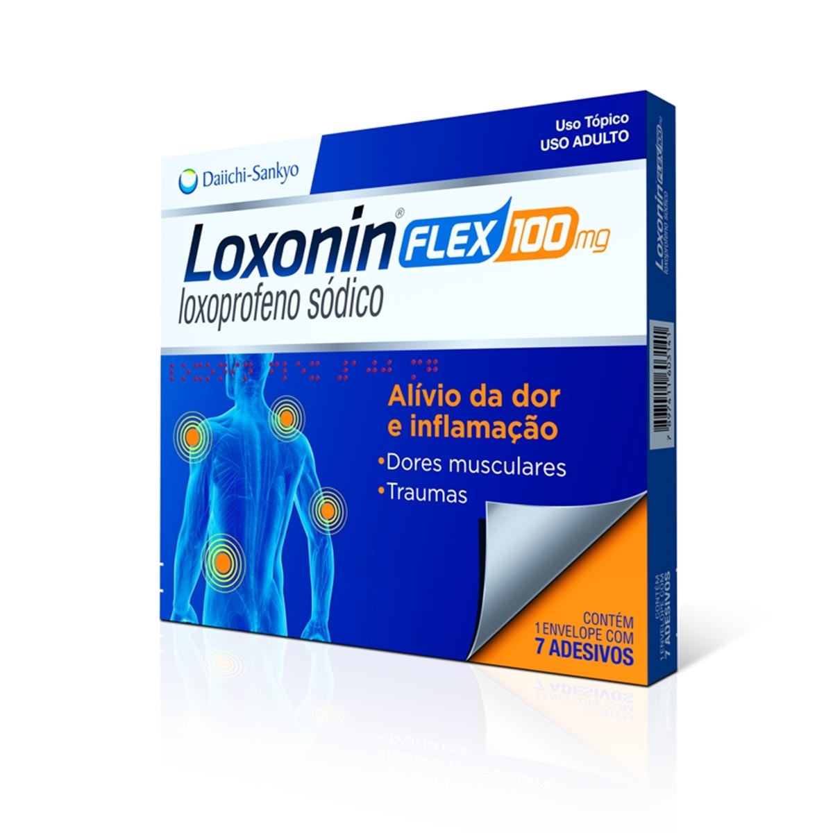 LOXONIN FLEX 100MG 7 ADESIVOS - SANKYO