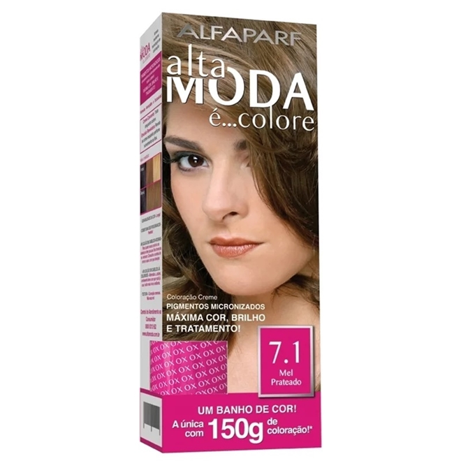 TINTURA ALTA MODA 7.1 LOURO CINZA - ALTA MODA