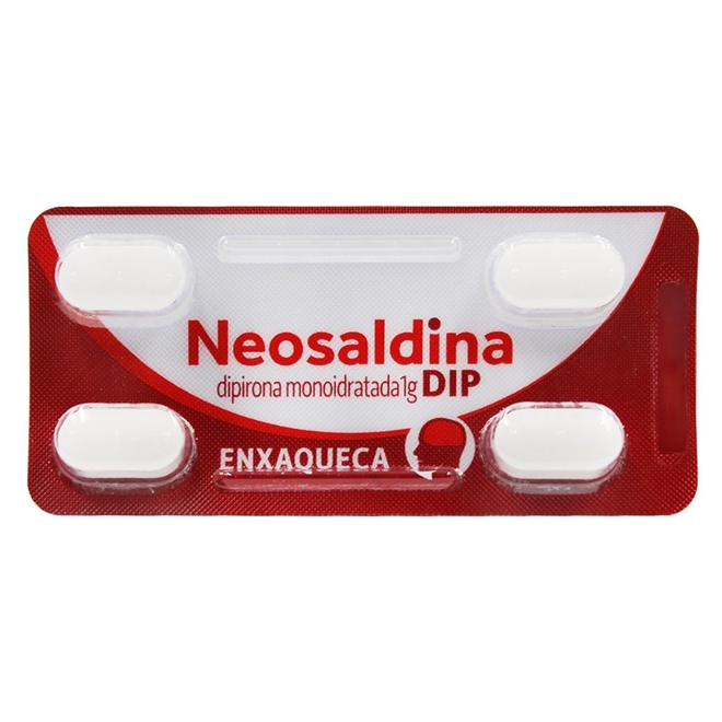 NEOSALDINA 1GR 4 COMPRIMIDOS - NEOSALDINA 1GR 4 COMPRIMIDOS - NEOSALDINA