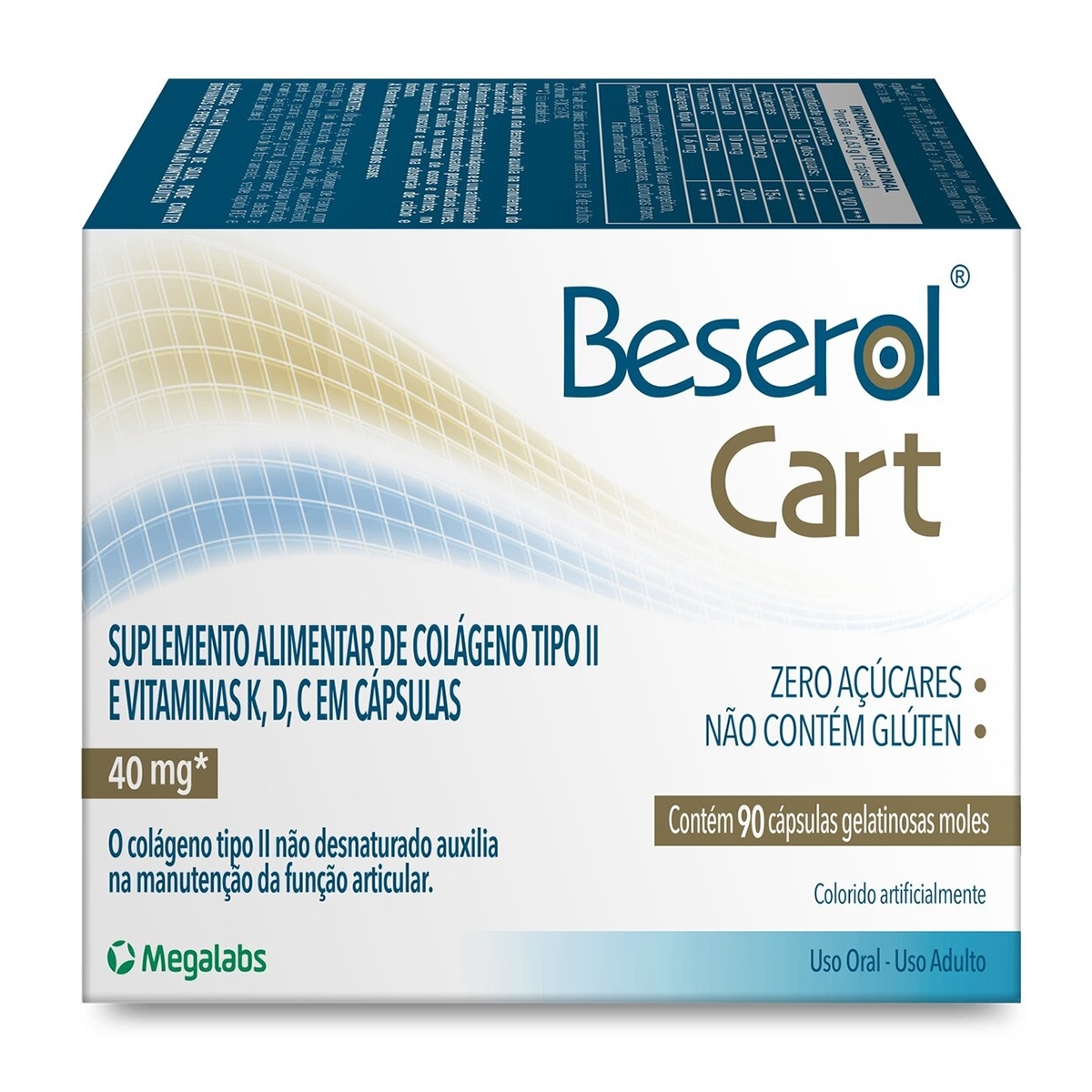 BESEROL 90 CAPSULAS - BESEROL CART GEL 90 CAPSULAS - NÃO DEFINIDO