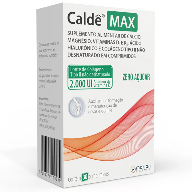 CALDE MAX 2.000UI 30 COMPRIMIDOS - CALDE MAX 2.000UI 30 COMPRIMIDOS - CALDE