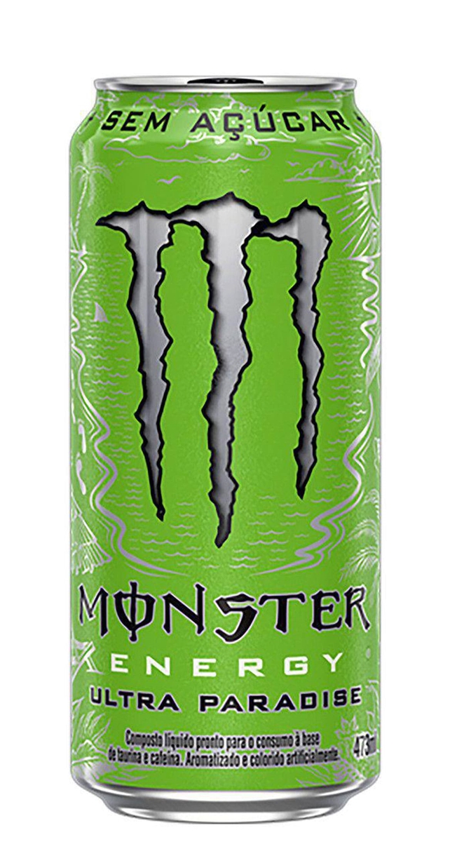 BEBIDA ENERGETICO MONSTER ENERGY ULTRA PARADISE 269ML - COCA COLA