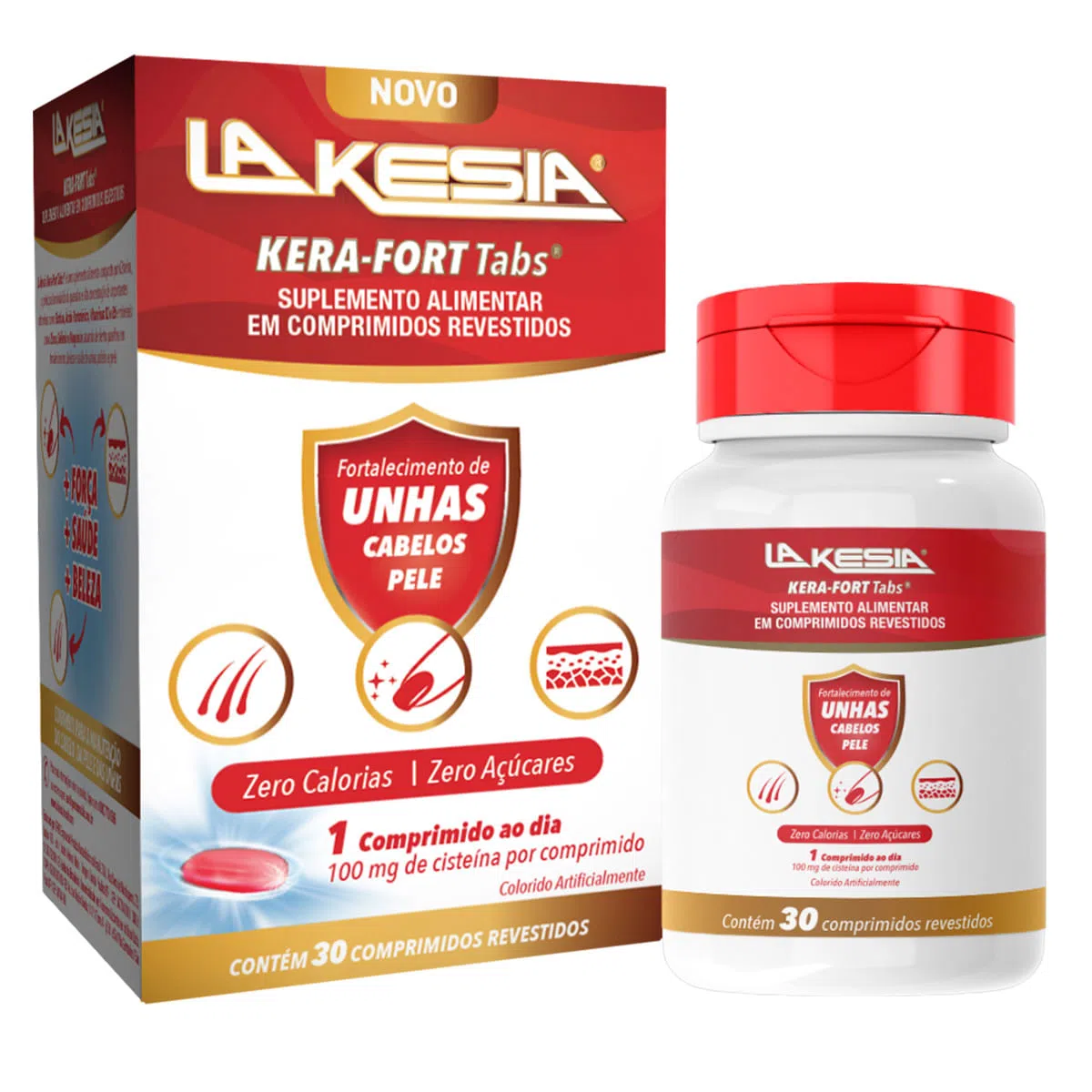 LA KESIA KERA FORT TABS 100MG 30 COMPRIMIDOS - NÃO DEFINIDO